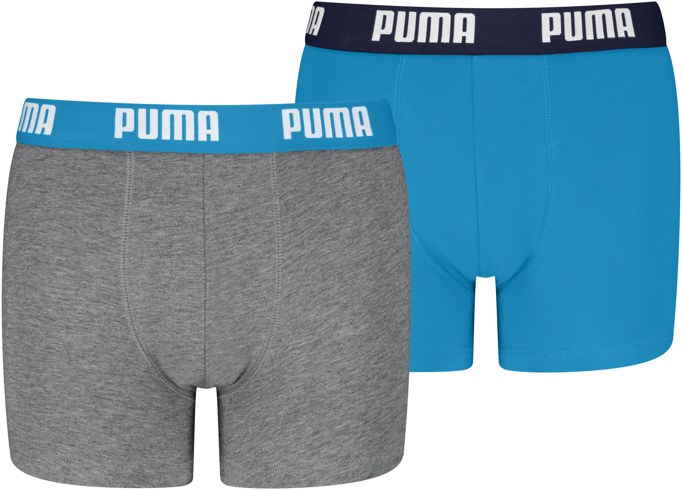 PUMA Boxer (Packung, 2er-Pack) mit Logobund, Jungenunterhose von PUMA